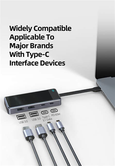 Buy Wholesale China Newest Data Transfer Video Output In Type C Usb Pd Multiple Usb