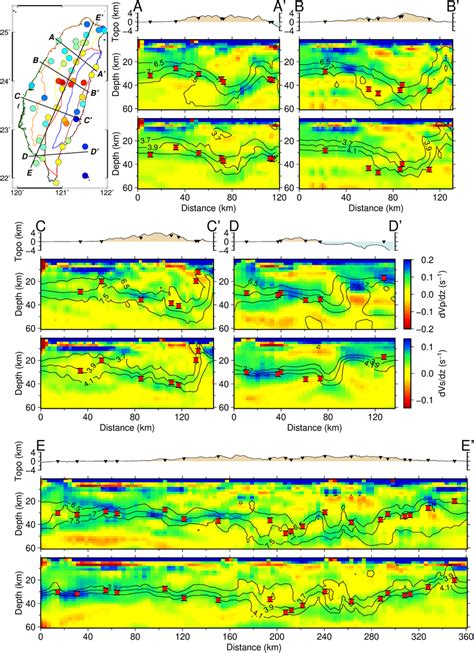 Comparison Of Lateral Variations Of Our Moho Depth With Those Mapped By