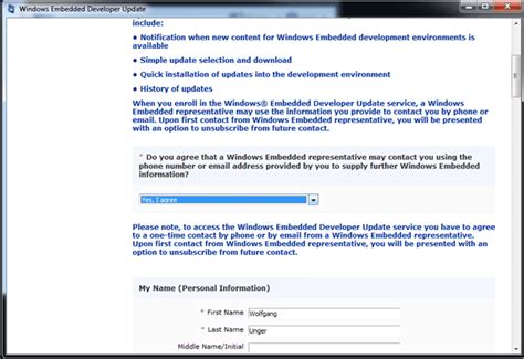 Windows Embedded Developer Update Elbacom Gmbh