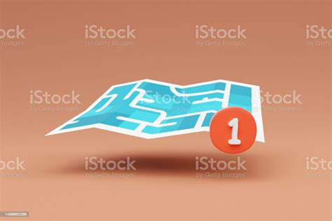 목적지 빨간색 위치 알림 점 거리 지도 아이콘 여행 및 내비게이션 개념 3d 일러스트레이션 거리에 대한 스톡 사진 및 기타 이미지 Istock