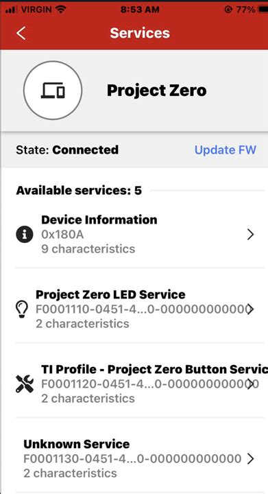 Launchxl Cc26x2r1 Cc2642r1 Ble Oad Simplelink Starter App Ios How To Upload Custom Image