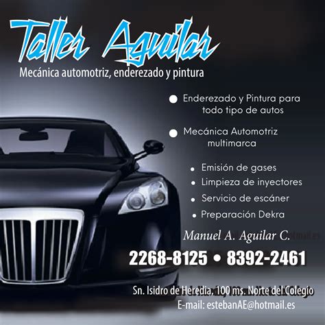 Taller Aguilar Guía Automotriz De Costa Rica