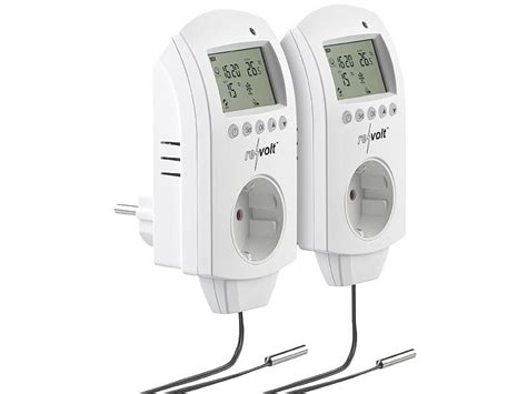 2 Thermostats Pour Chauffage Et Climatiseur Thermostats Pearlfr