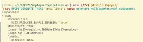 Allow Setting Syntax Theme For Generate Step Issue Bakdata Kpops GitHub