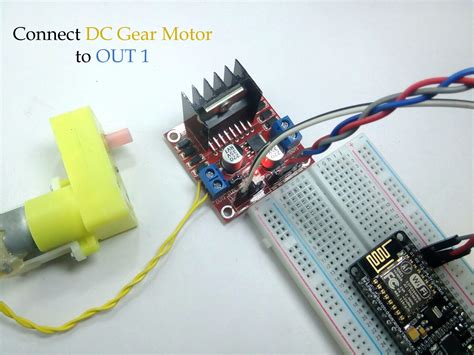 Interface L298n Using Nodemcu Trybotics