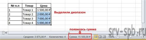 Как в Excel посчитать сумму несколькими способами