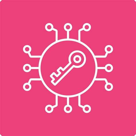 Premium Vector Key Encryption Icon