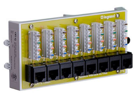 On Q Ac1068 8 Port Cat 6 Network Interface Module