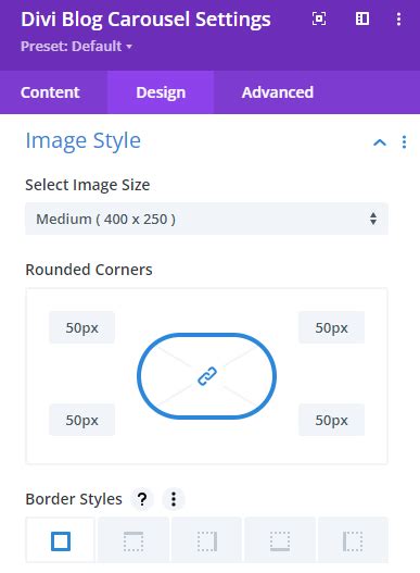 Divi Blog Carousel Module Overview Divigear Docs