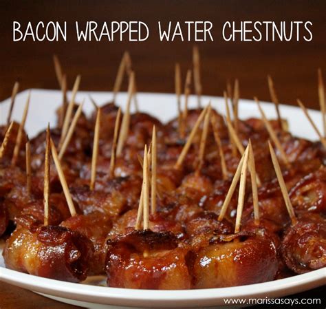 Bacon Wrapped Water Chestnuts Recipe Bacon Wrapped Chestnuts Recipe