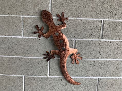 Gecko Lizard Metal Wall Art At Keith Turner Blog