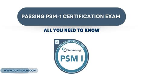 Passing Psm1 Certification Exam All You Need To Know