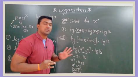 Logarithm Lecture 2 Youtube
