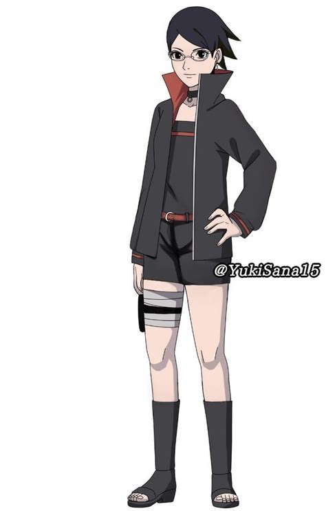 Timeskip Sarada Art By Yukisana15 R Boruto