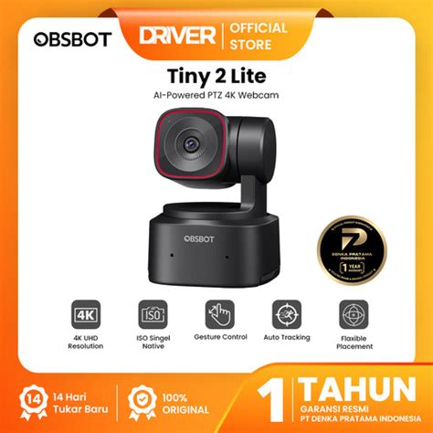Promo Obsbot Tiny 2 Ai Powered Ptz 4k Webcam Cicil 0 3x Jakarta