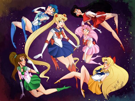 Sailor Scouts By Morwenhelyanwe On Deviantart