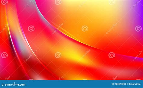 Colorful Abstract Curve Background Vector Image Stock Illustration