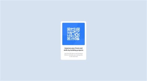 Qr Code Using Css Sheet And Html 5 Coding Challenge Solution
