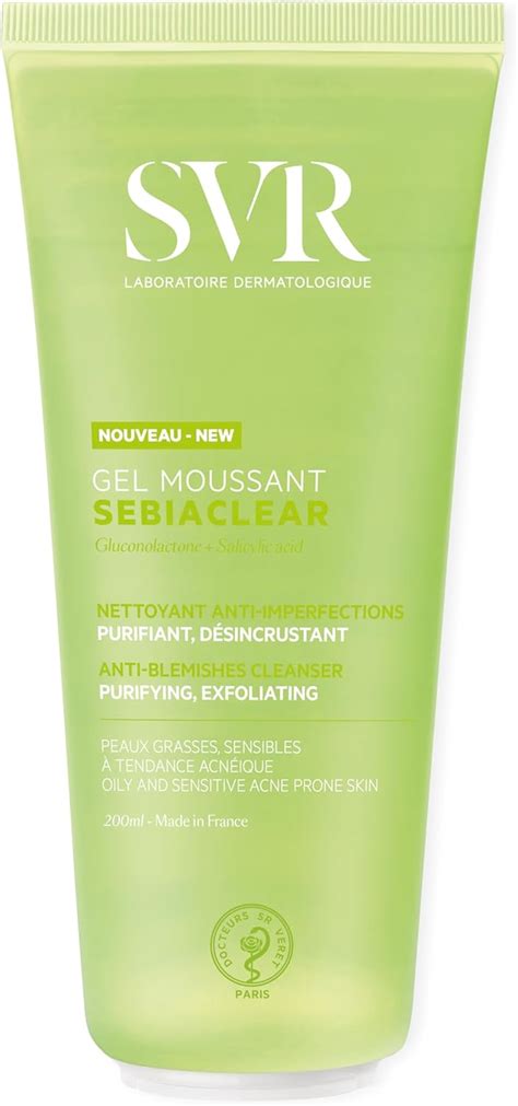 Svr Sebiaclear Gel Moussant Anti Imperfections 200 Ml Amazonfr
