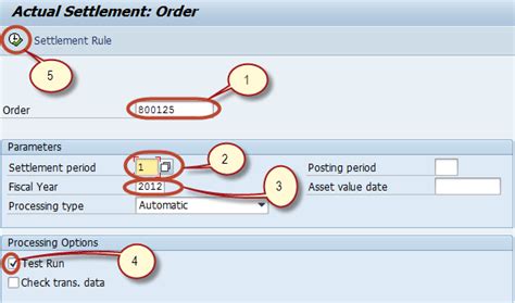 Settlement Of Internal Orders Tutorial KO02 KO88 In SAP