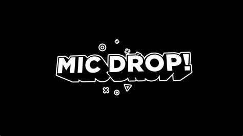 Mic Drop 3d Cartoon Text • Motion Graphics Template • Uppbeat
