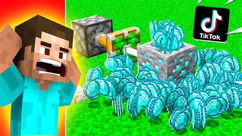 Viral Tiktok Minecraft Hacks That Actually Works Minecraft Java Youtube