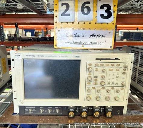 Tektronix Tds7154 Digital Phosphor Oscilloscope Bentley And Associates Llc