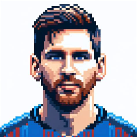 Pixel Art Football Facile à Imprimer Modèle Dessin Coloriage Pdf