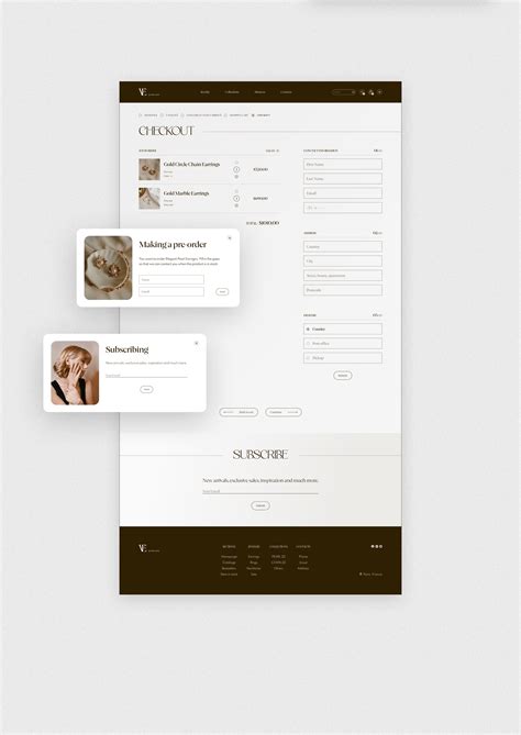 Интернет-магазин украшений / jewelry online-store on Behance