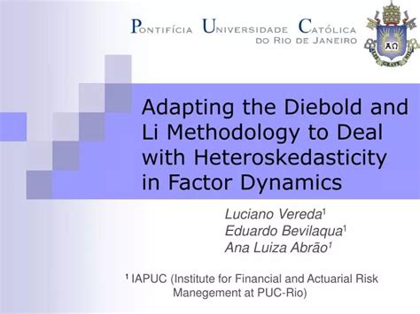 Ppt Adapting The Diebold And Li Methodology To Deal With
