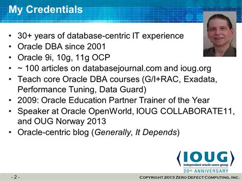 1 Copyright 2013 Zero Defect Computing Inc An Exploration Of