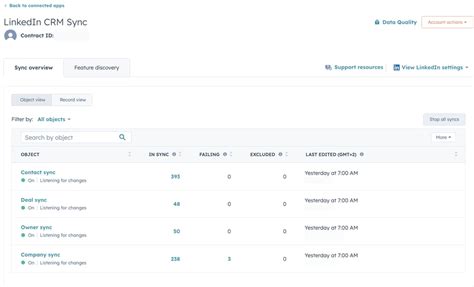 Connect Hubspot And Linkedin Sales Navigator And Business Manager Via Crm Sync