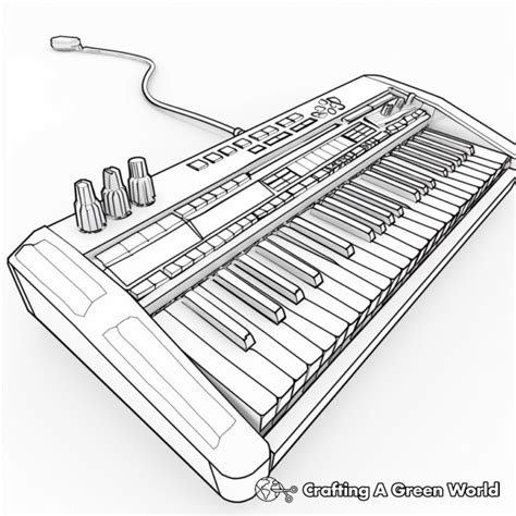 Keyboard Coloring Pages Free And Printable