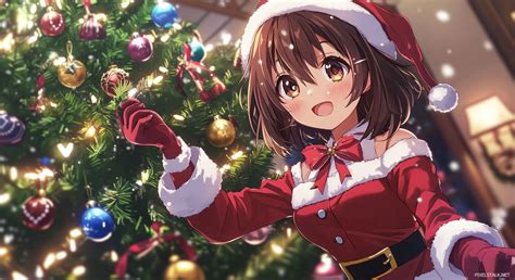 Anime Christmas Wallpapers Hd Pixelstalk