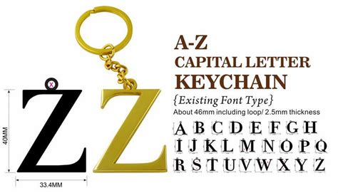 Letter Keychain High Quality Custom Promotional Products For