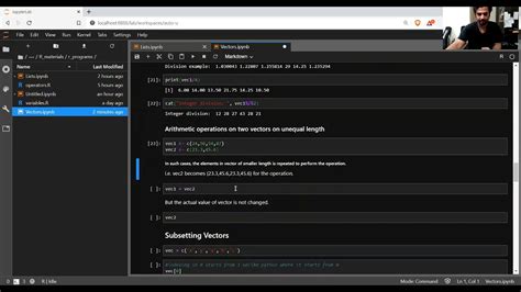 Tutorial Programming With R Vectors Part YouTube