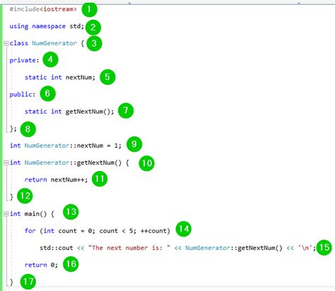 Static Member Function In C Examples