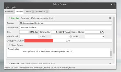 Rclonebrowser Rclone Gui Lets You Manage Multiple Cloud Storage