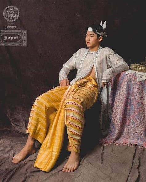 Myanmar National Costume 🇲🇲 Traditional Thai Clothing Burmese