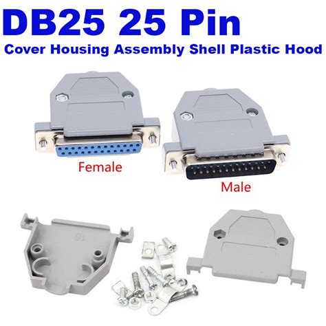 Db25 25 Pin Femalemale 2rows Solder Type Plug D Sub Male Socket