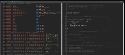 avast makes retdec machine code decompiler open source on github