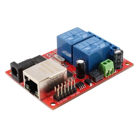 Lan Ethernet 2 Way Relay Board Delay Switch Tcpudp Controller Module