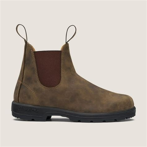 Blundstone Unisex Super 550 Series Leather Chelsea Boot Rustic Brown