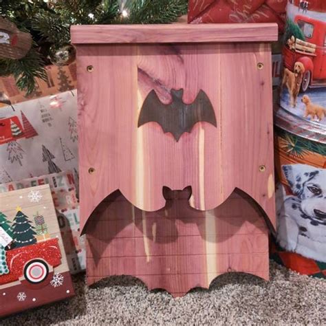 Bat Box Large Aromatic Cedar Bat Box Bat House Bat Nest Bat