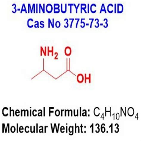 3 Aminobutanoic Acid At ₹ 750kg Hitech City Hyderabad Id