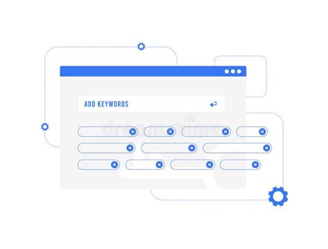 Optimizing Seo With Keyword Research Tool Concept Selecting High Mid