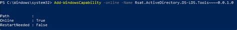 Используем модуль Active Directory Powershell для администрирования