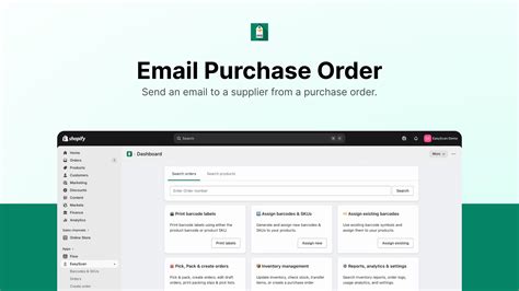 Email A Purchase Order