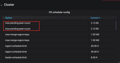 PD Pd Config Status Mertics Content Repetition Issue Tikv