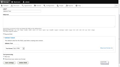 no text editor displayed for text field [ 2143085]